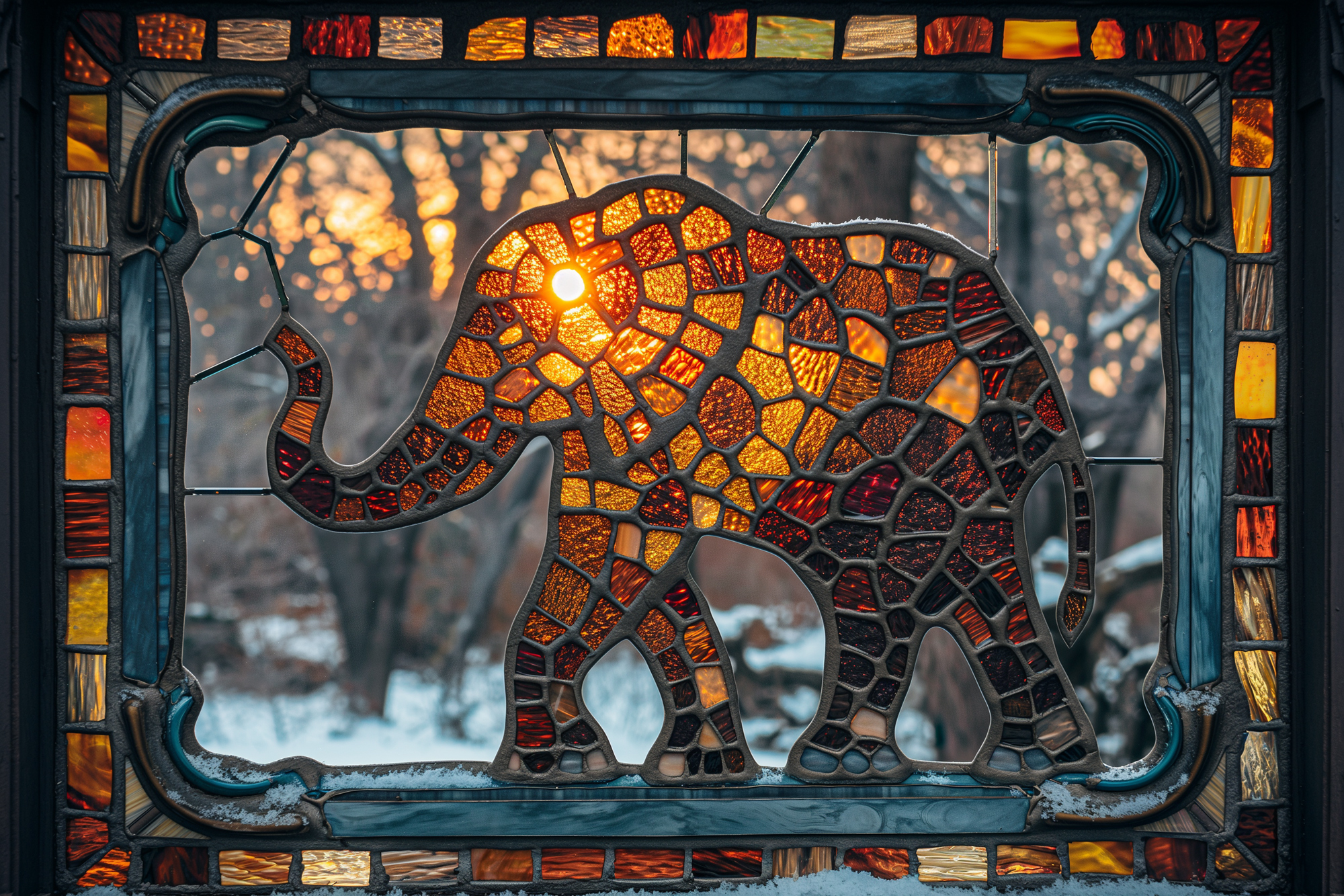 The Elephant in the Window - Mango Studio BKK